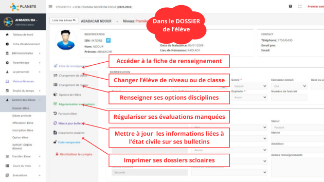Dossier des élèves [PLANETE H]